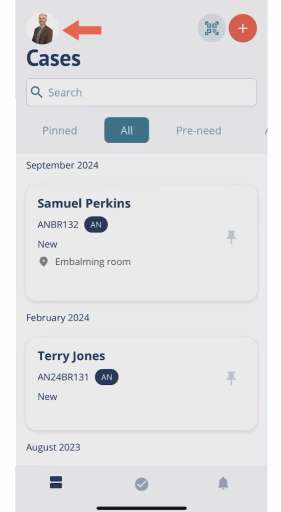 Set up tracking locations in the Passare Mobile App